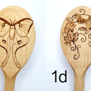 Woodburned Kitchen Spoons - Etsy