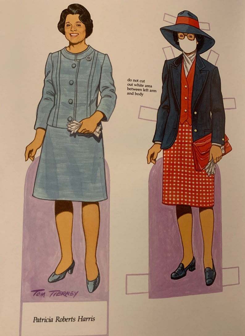 Vintage Famous African American Women History Paper Dolls 1994 - Etsy