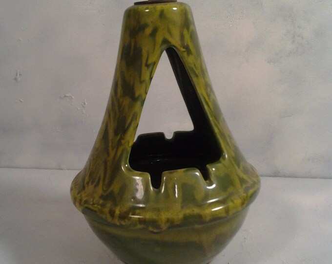 Nice Retro Green Hanging Ashtray or Planter Made in California - Etsy