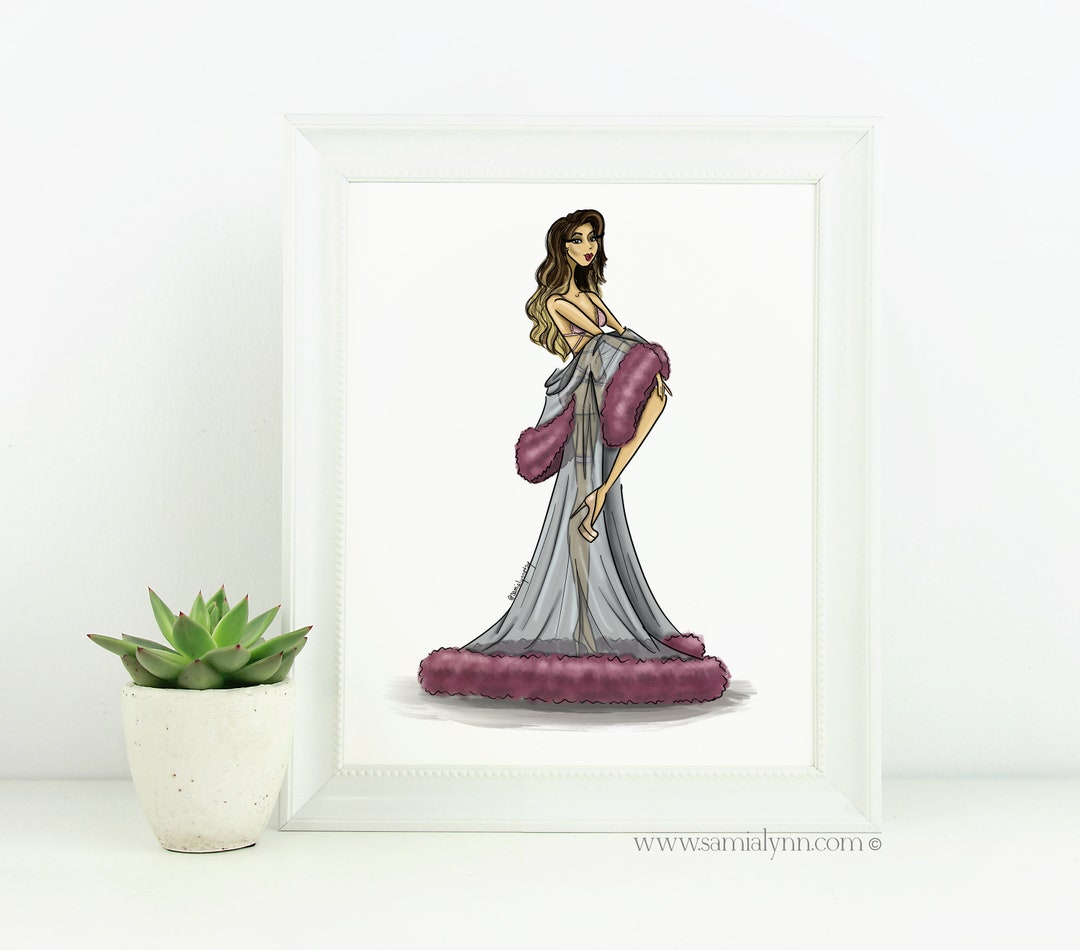 Custom Pin up Illustration - Burlesque - Performers Drawing - Pin up ...