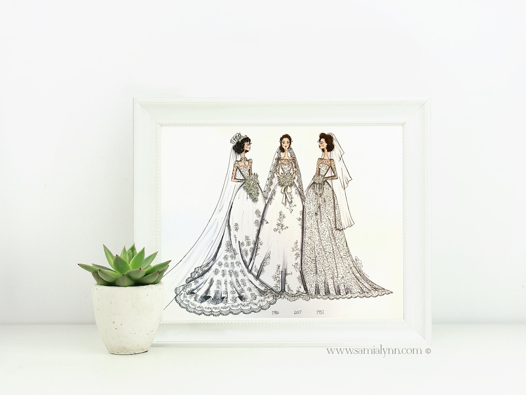 Custom Wedding Generation Illustration - Generation Wedding Dress ...