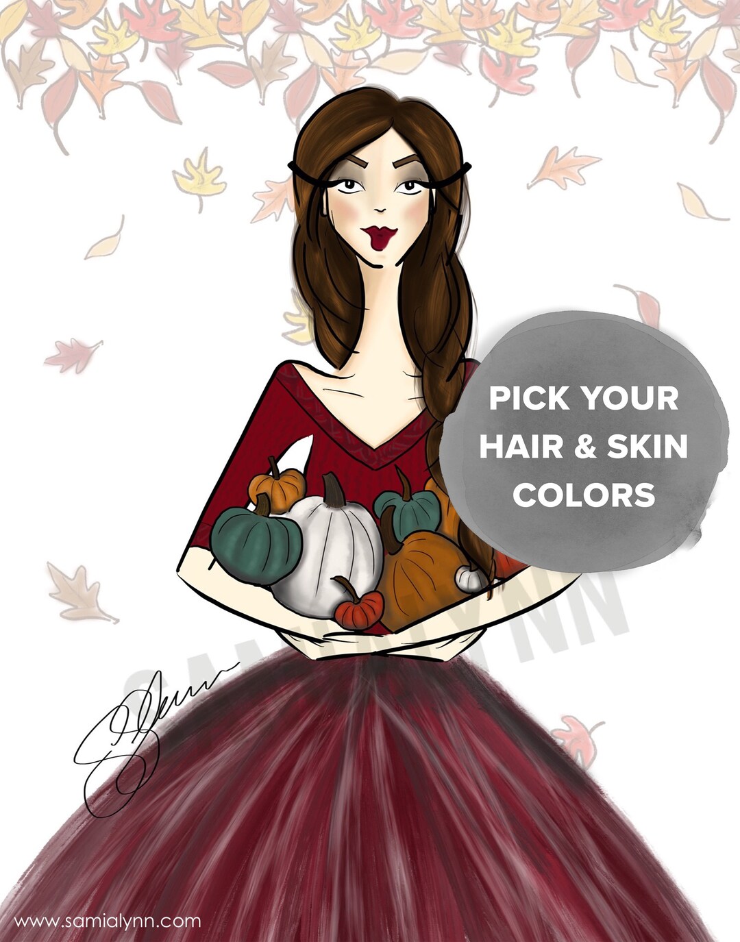 Fall - Fashion Print - Pumpkins - Fashion Wall Art - Fashion ...