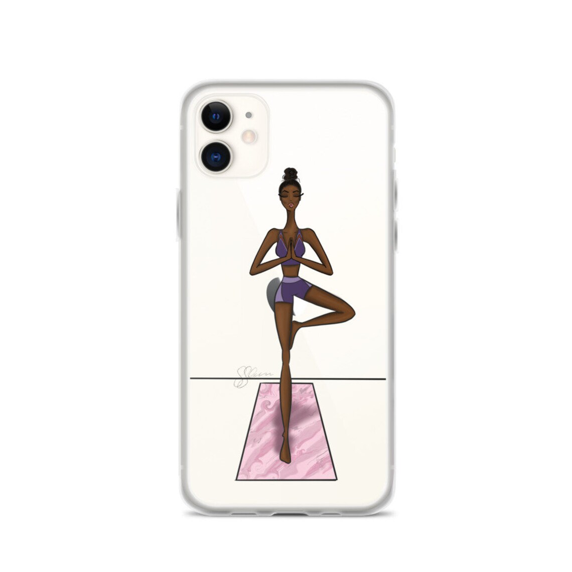 Yoga Phone Case - Yogi iPhone Case - Samsung Phone Case - Tree Pose ...