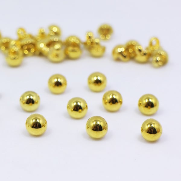 Golden Buttons - Etsy