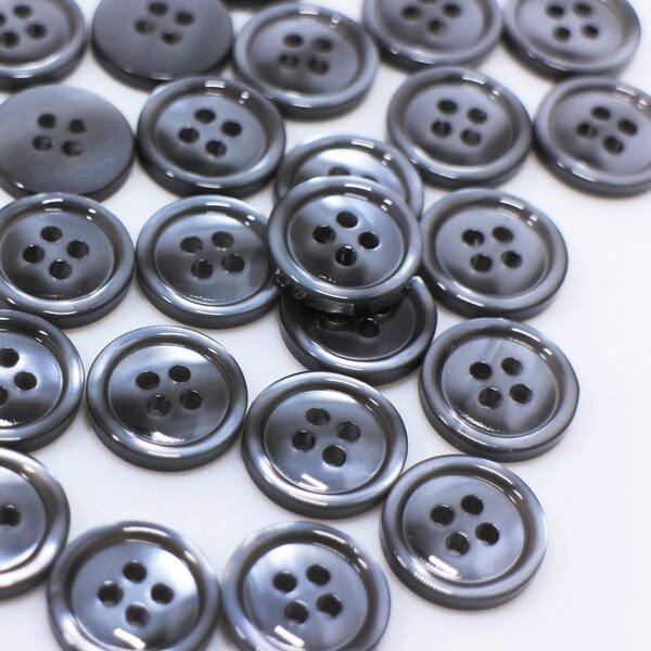 Grey Buttons - Etsy