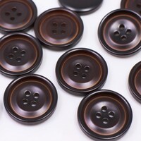 Brown Buttons - Etsy