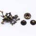 Bird Metal Snap Fastener, Animal Snap Buttons, Antique Bronze Press ...