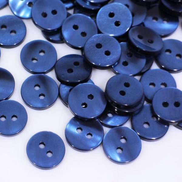 Dark Blue Buttons - Etsy UK