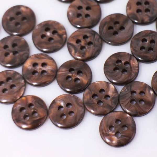 Brown Buttons - Etsy