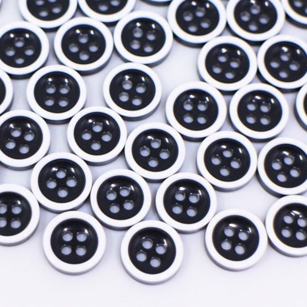 Buttons White - Etsy