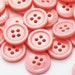 Light Pink Buttons Raised Edge Button Children Button - Etsy