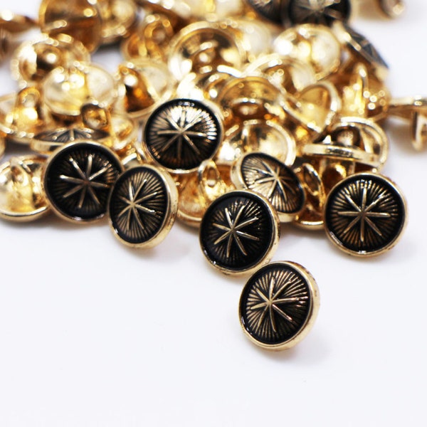 Star Shank Button - Etsy