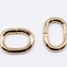 Gold Oval Ring, Gold Finish O Shape Rings, 0 Rings, Small Oval Ring ...
