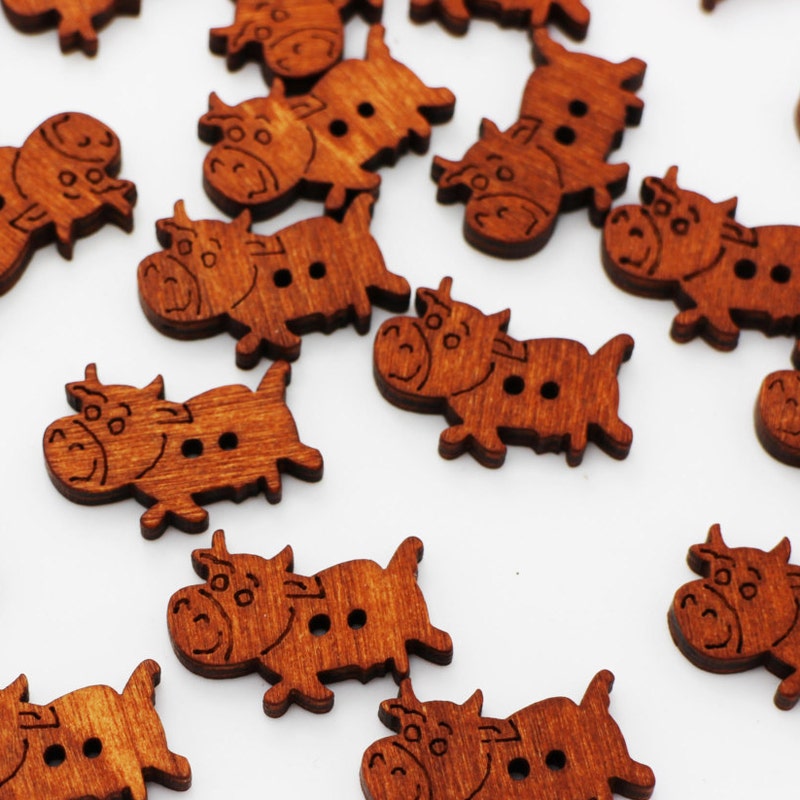 Cow Buttons - Etsy