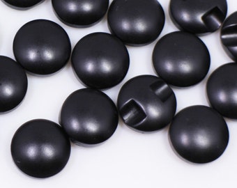 Black Matte Buttons | Etsy