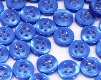 Small Blue Buttons | Etsy