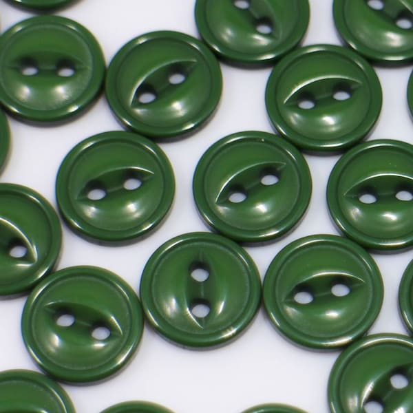 Dark Green Buttons - Etsy