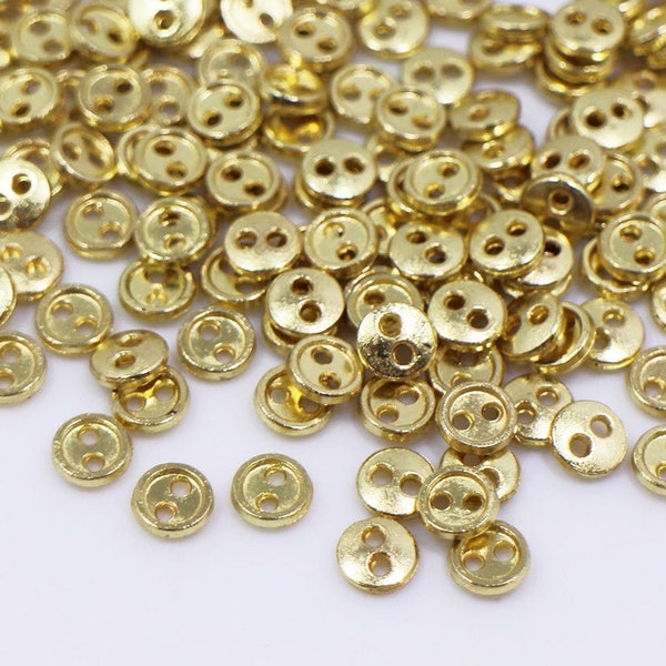 Gold Buttons - Etsy