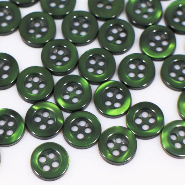 Green Buttons - Etsy