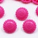 Pink Heart Snap Fastener, Bright Pink Snap Buttons, Flower Shaped Snap ...