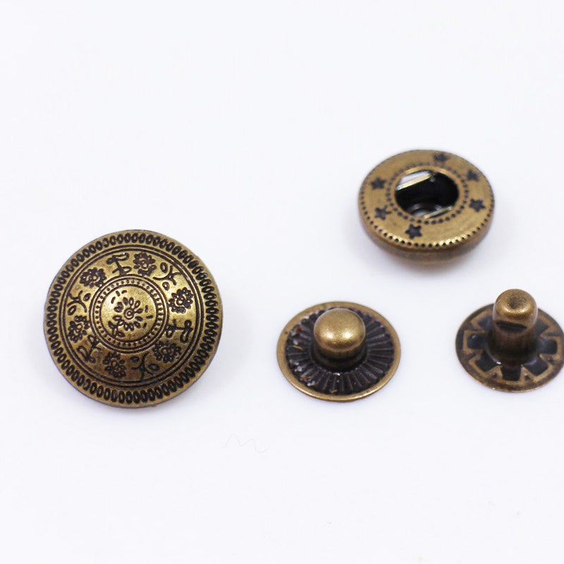 Snap Buttons Antique - Etsy UK