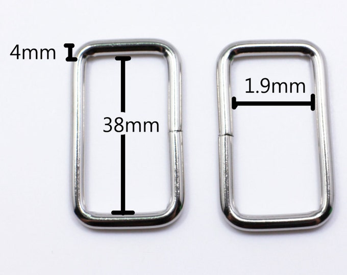 1 1/4 Metal Square Ring Antique Brass SQUARE RING SRG-120 - Etsy