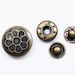 Flower Snap Fastener, Floral Snap Buttons, Antique Bronze Press Stud ...