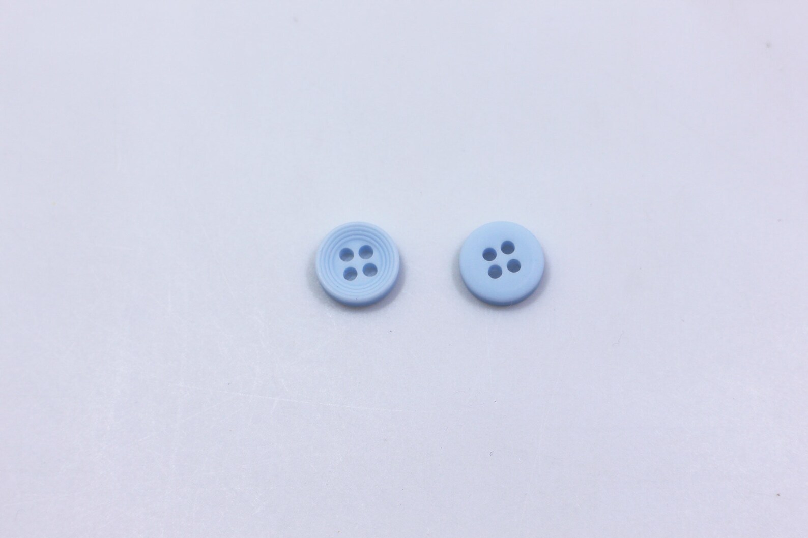 Matte Light Blue Buttons Pastel Blue Buttons Four Holes | Etsy