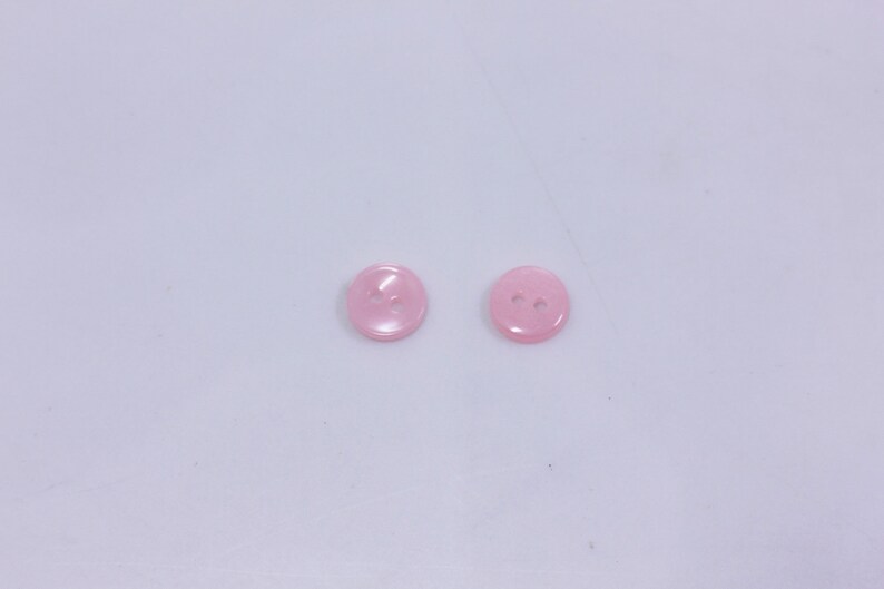Extra Small Pastel Pink Button Shiny Tiny Light Pink Button - Etsy