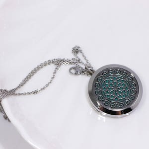 Bohemian Essential Oils Necklace, BOHO Floral Filigree, for ...