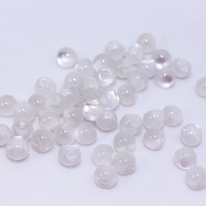 White Ball Shaped Shank Buttons, Small White Ball Button, Cardigan ...