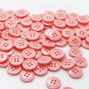 Light Pink Buttons Raised Edge Button Children Button - Etsy