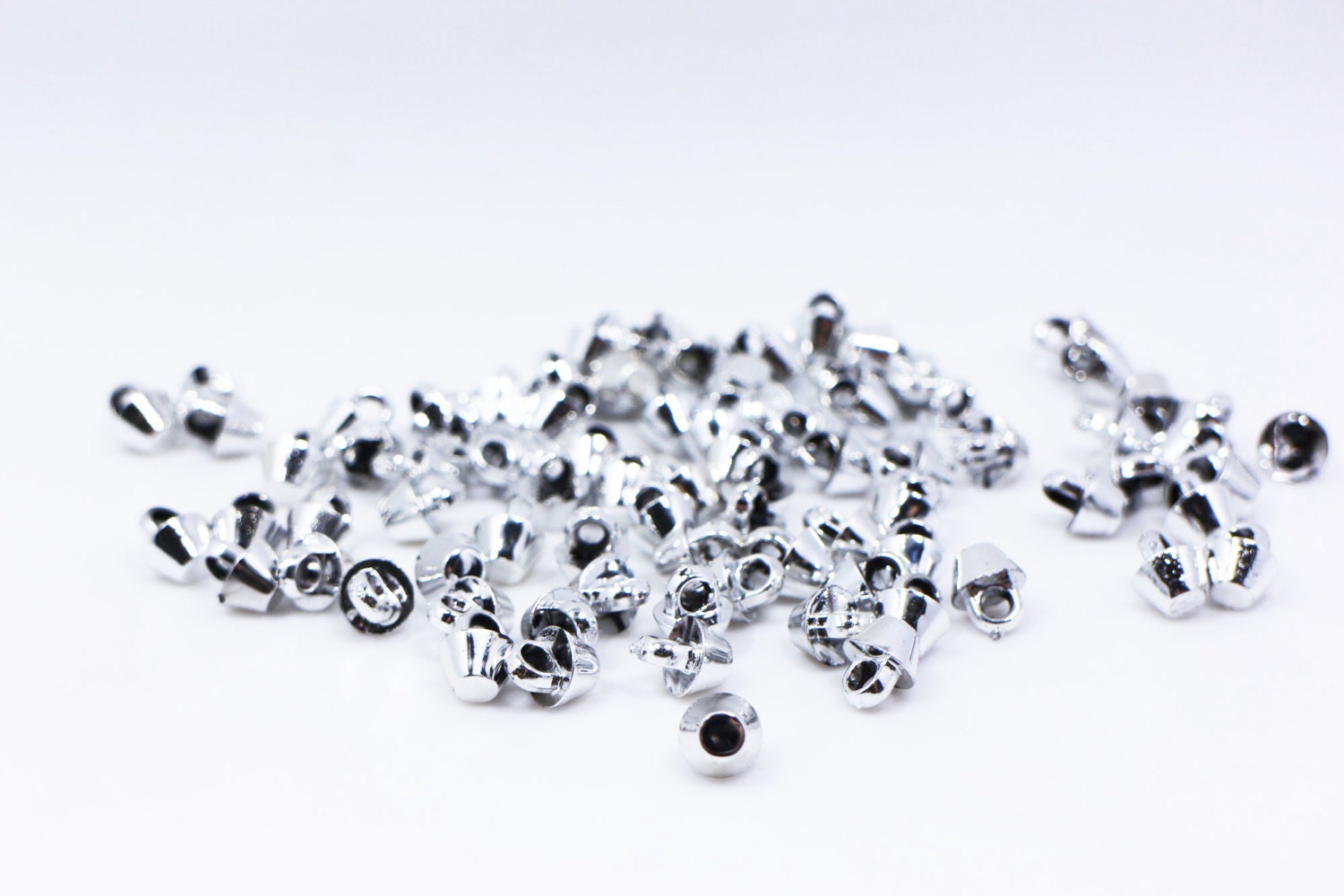 Mini Silver Rivet Shaped Shank Button Tiny Shanks Button - Etsy