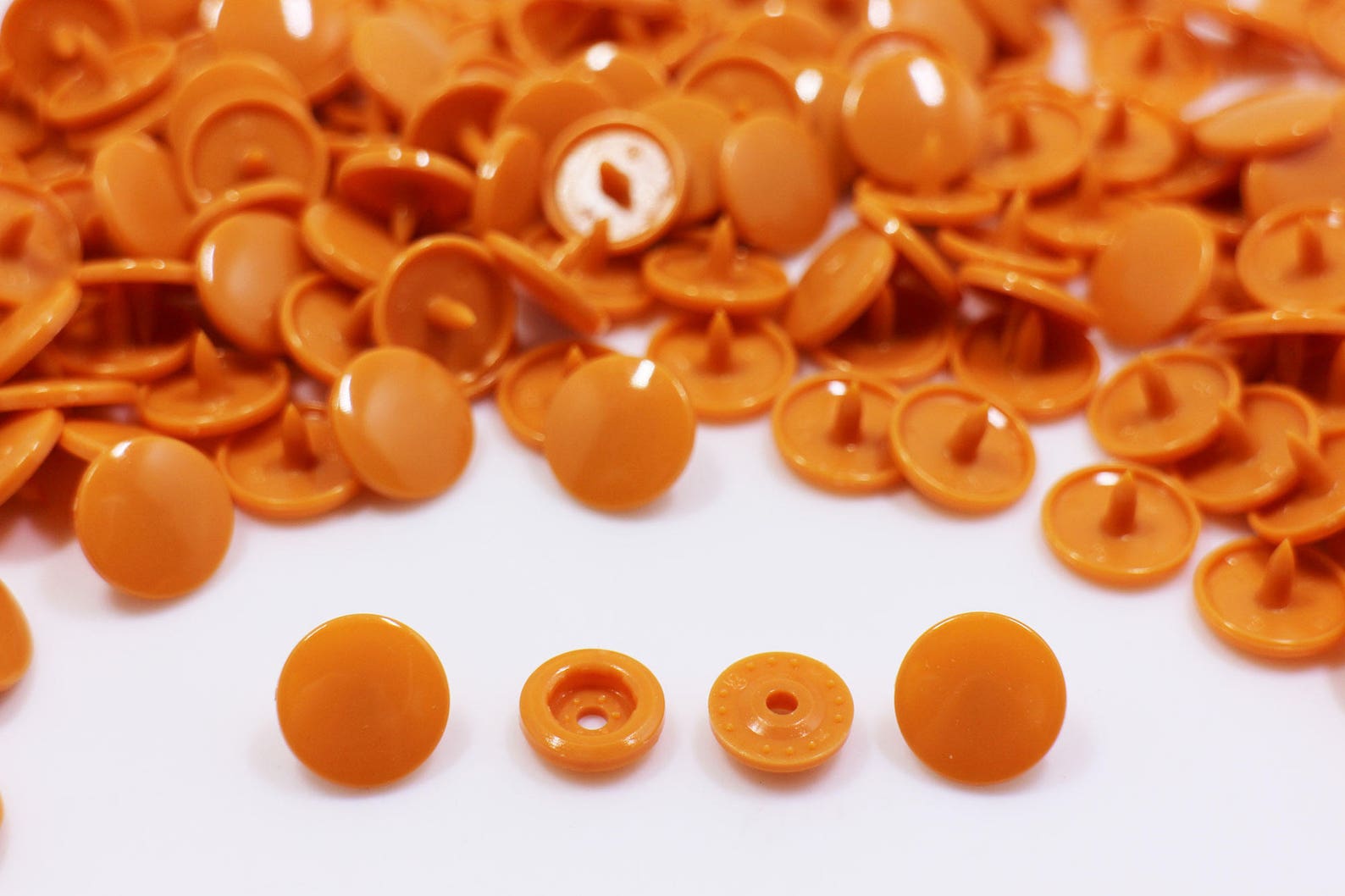 Orange Snap Fastener Size T5 Carrot Orange Snap Buttons - Etsy