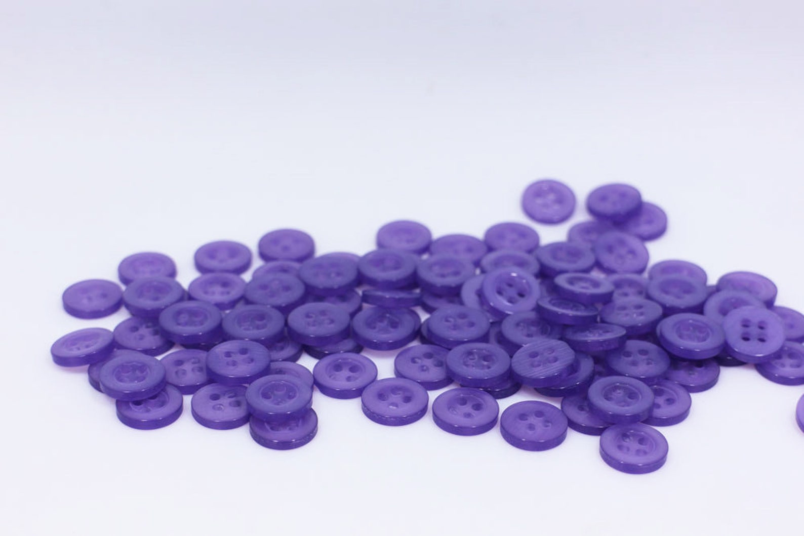 50 Dark Purple Button Raised Edge Semi-transparent Four - Etsy