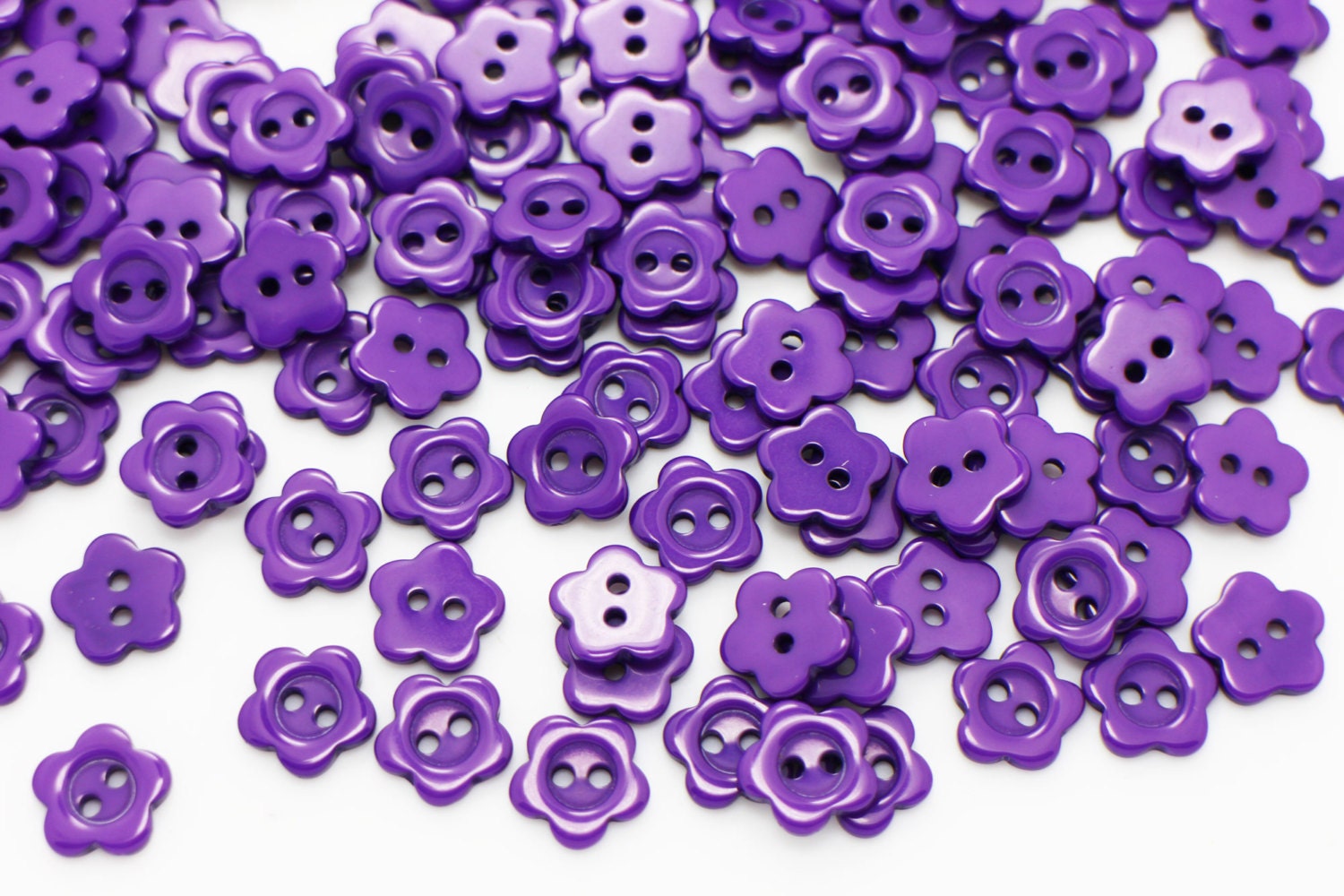 Tiny Flower Button Flower Shape Button Baby Children Button - Etsy