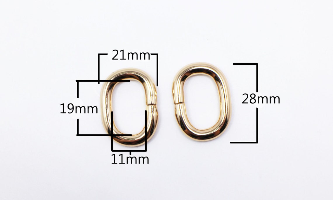 Gold Oval Ring Gold Finish O Shape Rings 0 Rings Small Oval - Etsy