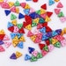 Tiny Triangle Button, Mixed Color Colorful, Triangle-shape, Two Holes ...