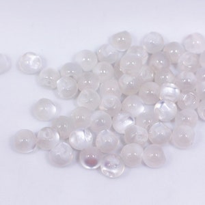 White Ball Shaped Shank Buttons, Small White Ball Button, Cardigan ...