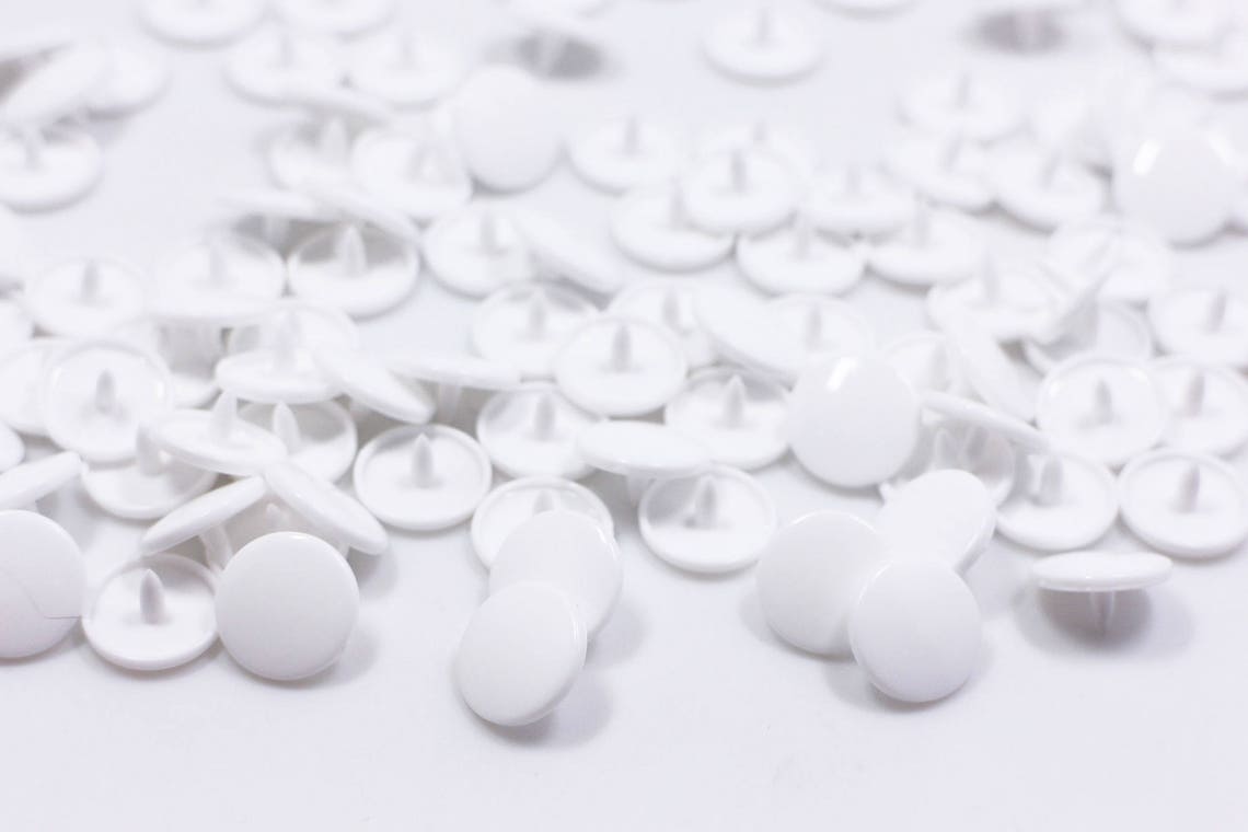 White Snap Fastener, Size T5, B3 White Snap Buttons, Upholstery Buttons ...