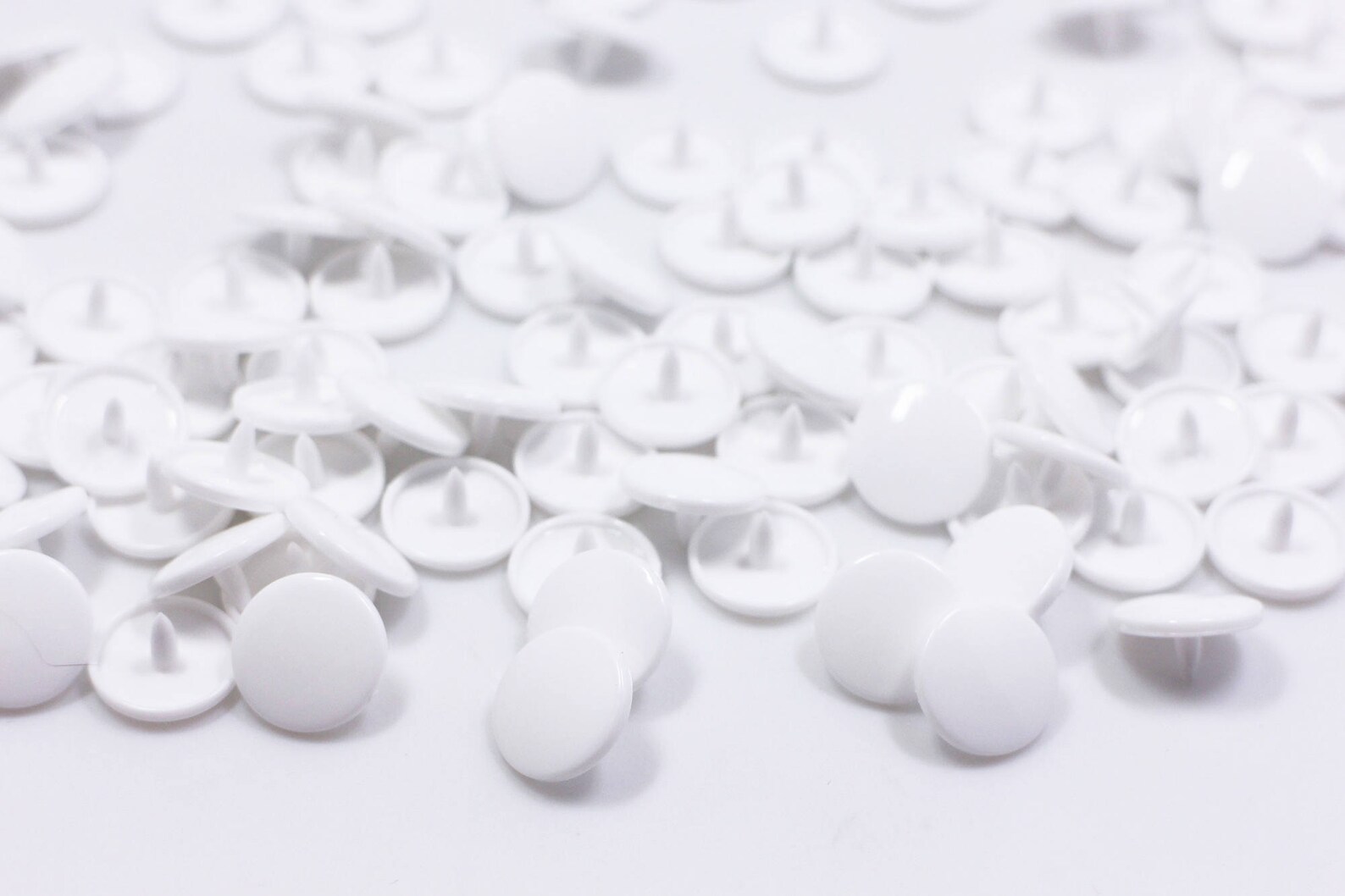 White Snap Fastener Size T5 B3 White Snap Buttons Round | Etsy