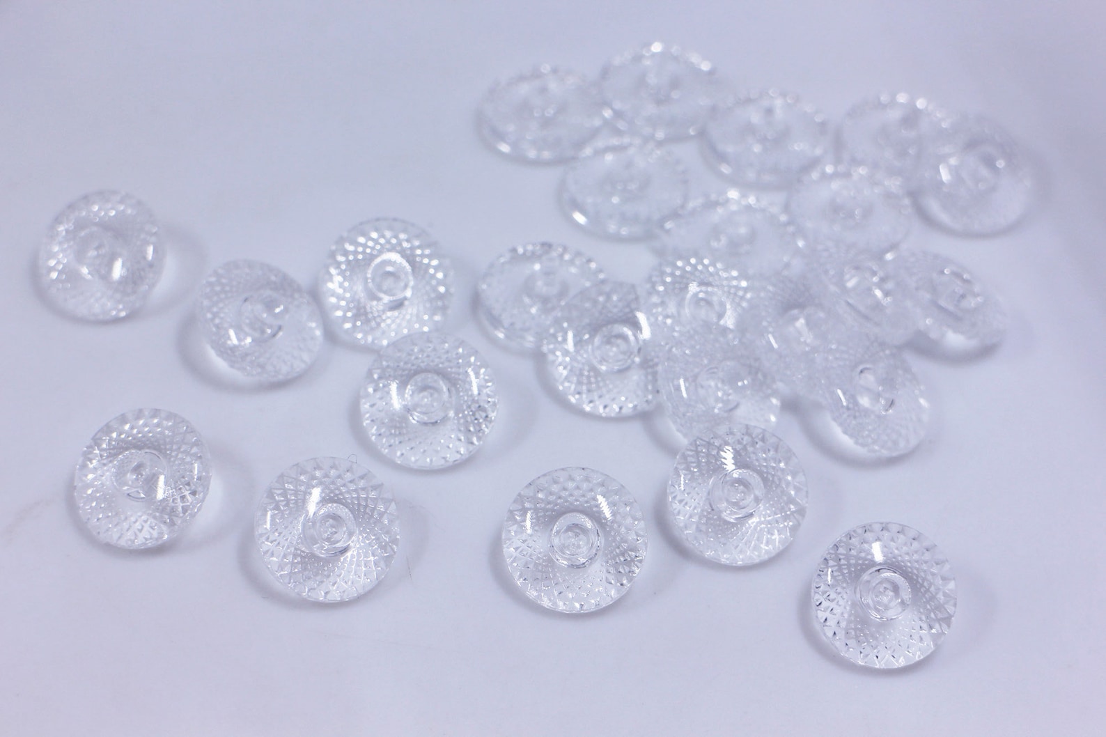 Clear Acrylic Shank Buttons Transparent Shank Button Back | Etsy