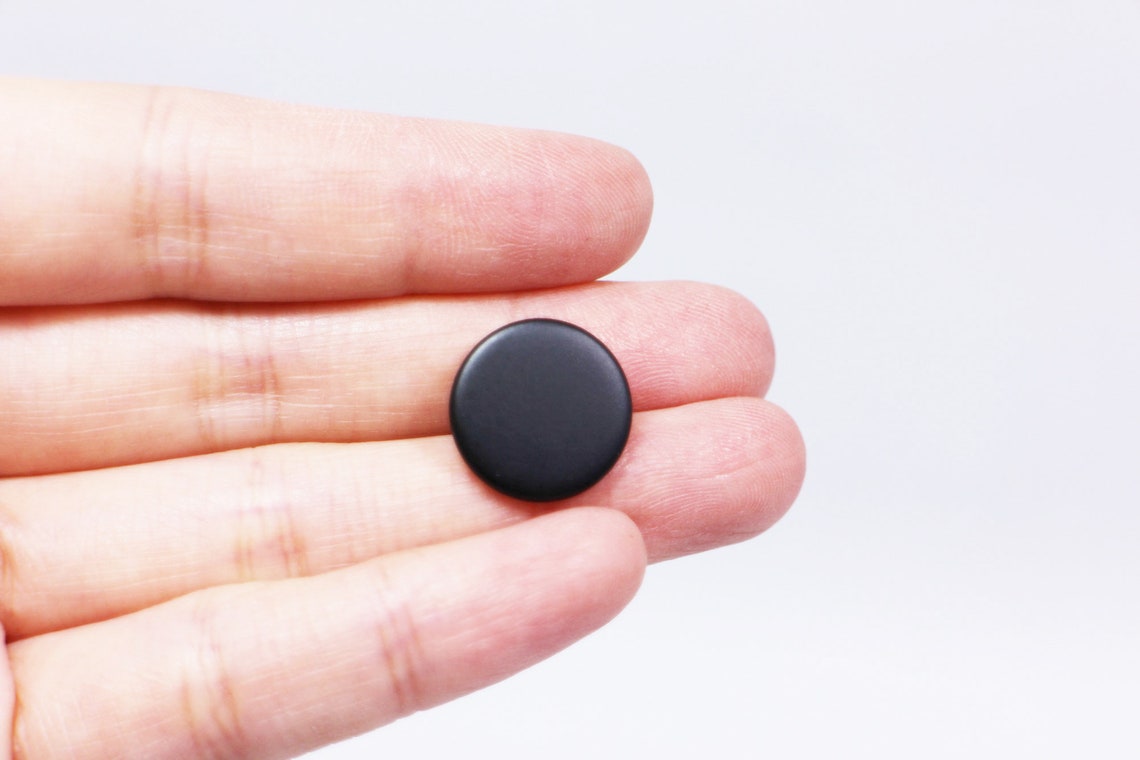 Matte Black Metal Snap Buttons, Upholstery Supplies, Model 633, Press ...