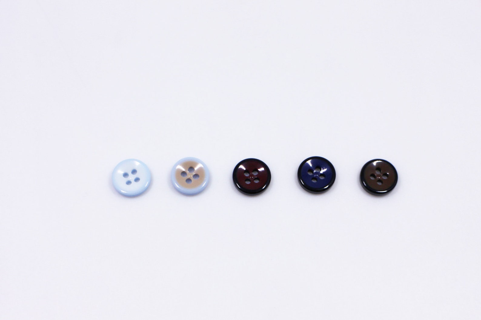 Light Blue Buttons Blue and White Color Four Holes Small - Etsy
