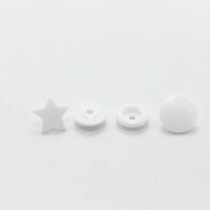Star Shape Snap Fastener, Black and White, Snap Button, Press Stud ...