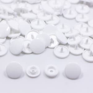 White Snap Fastener, Size T5, B3 White Snap Buttons, Upholstery Buttons ...