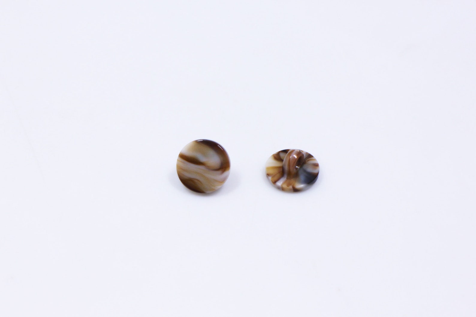 Brown Marble Pattern Shank Buttons Round Flat Shank Button - Etsy