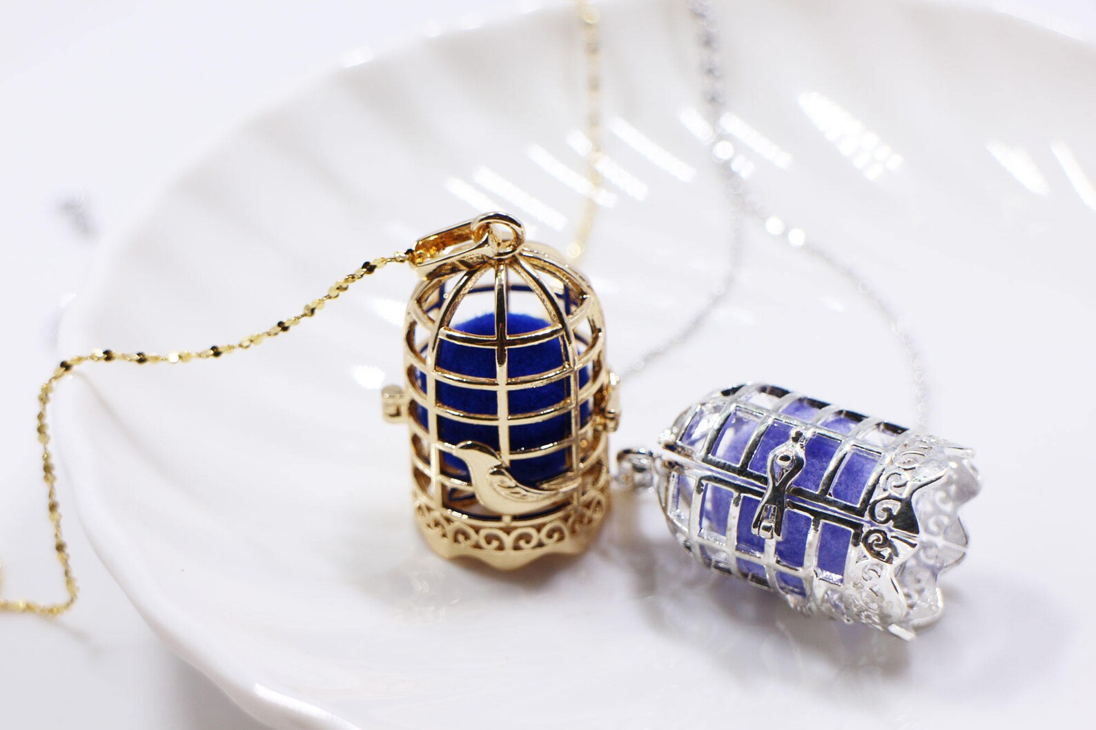 Bird Cage Essential Oil Diffuser Necklaceessential Oil Case - Etsy