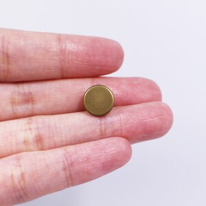Bronze Color Metal Shank Buttons, Antique Bronze Color, Flat Top, for ...