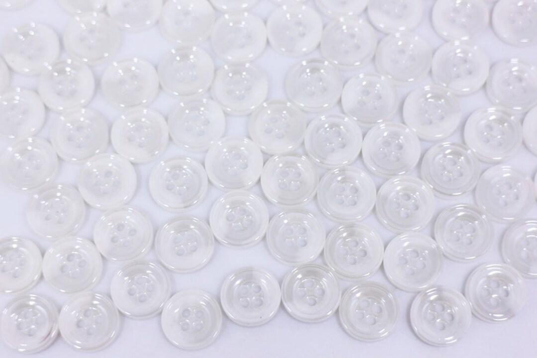 White Marble Pattern Buttons, Retro Vintage Style, Raised Edge, White ...